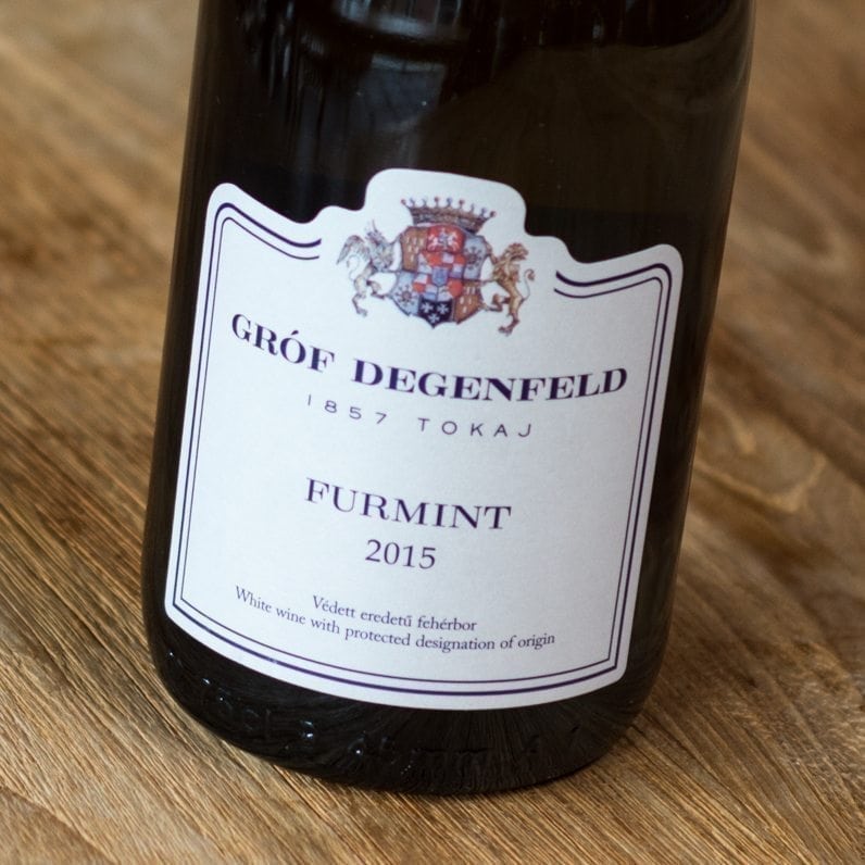 Grof Degenfeld Furmint Dry 2017, mooie droge biologische wijn Grof Degenfeld Furmint Dry 2017, mooie droge biologische wijn